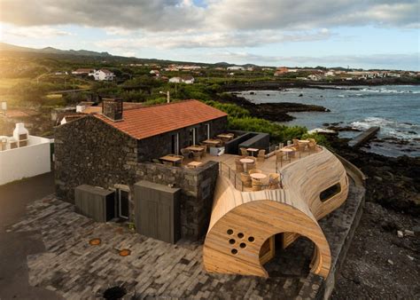 Cella Bar By Fcc Arquitectura Has A Volcanic Stone Barn