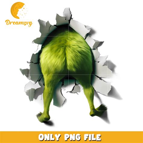 The Grinch Butt Png Grinch Booty Pic Png Grinchs Butt Png