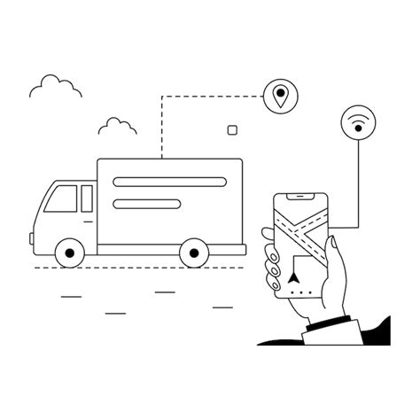 Premium Vector Data Analysis Character Based Line Illustration