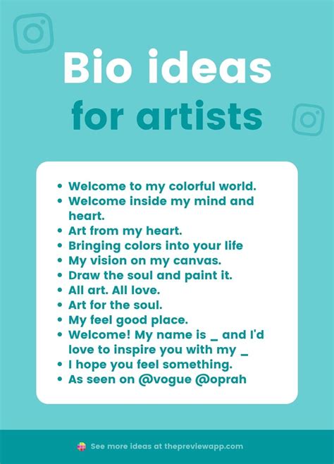Artsy Quotes For Instagram Bio