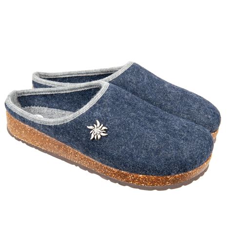 Wool Felt Slippers With Cork Soles