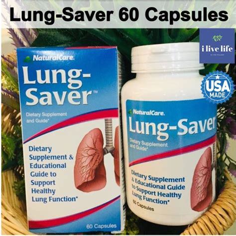 วิตามินบำรุงปอด Lung Saver™ 60 Capsules Naturalcare Th