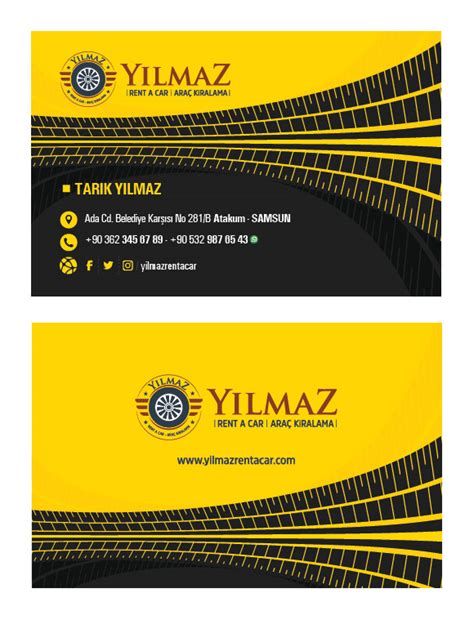 Kartvizit Tasarım şablonları Photoshop