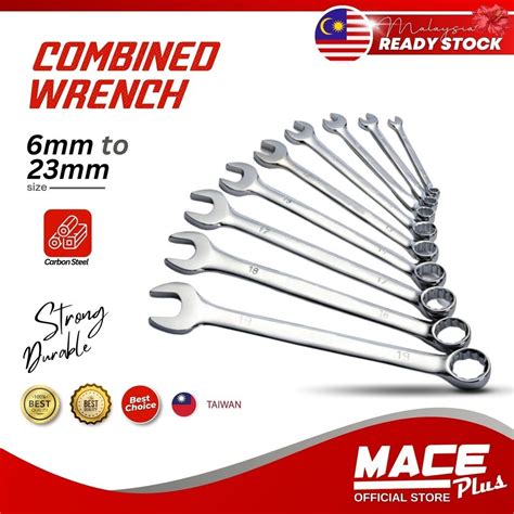 Combination Wrench Spanner Heavy Duty Combination Spanner Carbon Steel Double End Size Taiwan