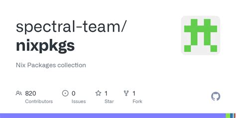 Github Spectral Teamnixpkgs Nix Packages Collection
