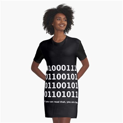 binary binary code binary code funny t shirt graphic t shirt dress
