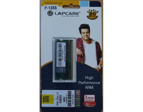 LAPCARE RAM 2GB DDR3 LAPTOP 1333 MHZ