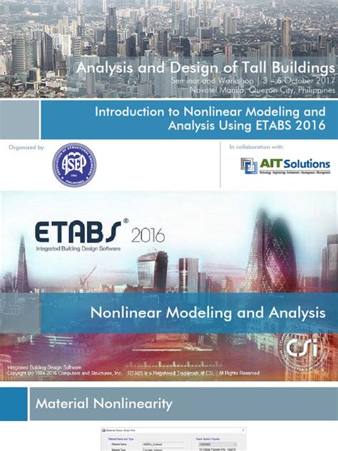 Day 4 Intro To Performance Based Seismic Design Using Etabs 2016 Pdf
