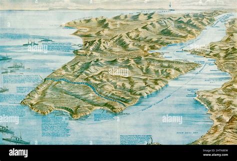 Map Of The Dardanelles Dardanelles Lrpjjk