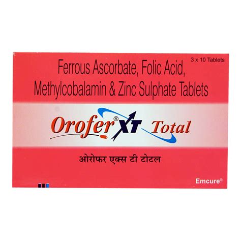 Orofer Xt Total Tablet 10s Price Uses Side Effects Composition