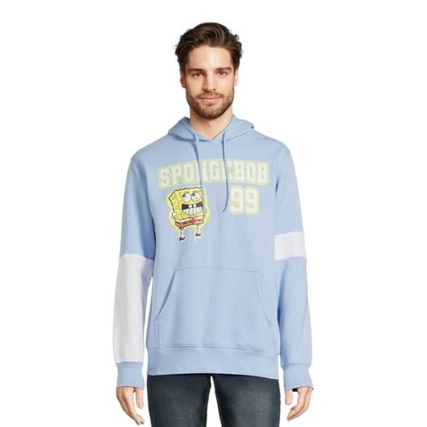 Nickelodeon Spongebob Squarepants Mens And Big Mens Graphic Hooded Sweatshirt Sizes Xs 3xl