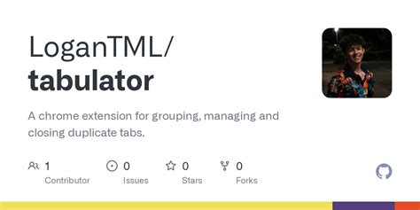 Github Logantmltabulator A Chrome Extension For Grouping Managing And Closing Duplicate Tabs