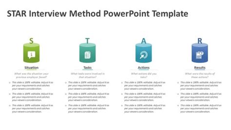 Star Interview Method Powerpoint Template Interview Templates