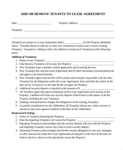 Contract Modification Notice Template Eviction Notice Templates