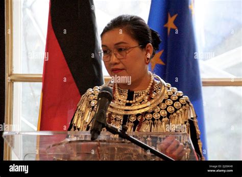 New York Usa 28th Mar 2022 May Sabe Phyu Activist From Myanmar