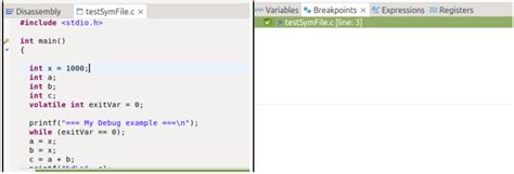 9 1 2 debugging a linux application with riscfree ide