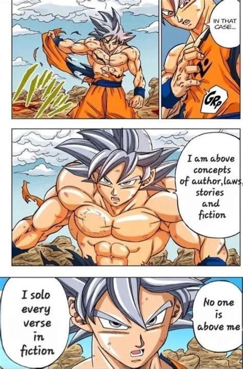 Give Me A Character And Ill Tell You How Lord Goku Solos Them R Ningen