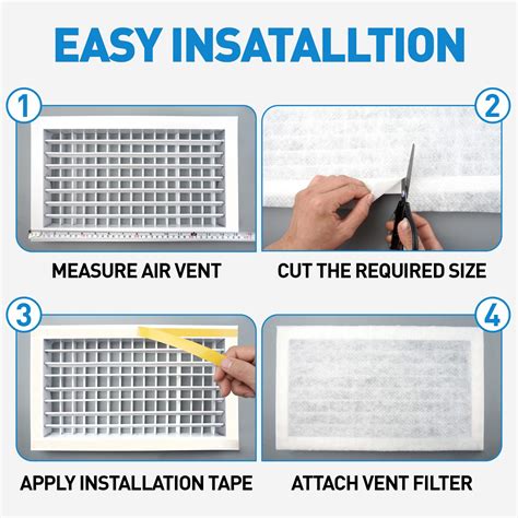 Air Vent Filters Kit 2 Pieces 19 X 59 Air Vent