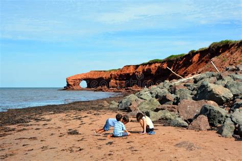 Cavendish Beach In Prince Edward Island National Park Prince Edward
