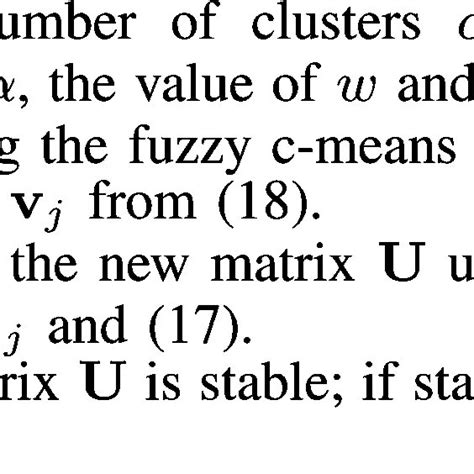 Inclusion Based Fuzzy Clustering Algorithm Download Scientific Diagram