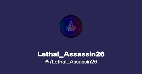 Lethalassassin26 Tiktok Twitch Linktree