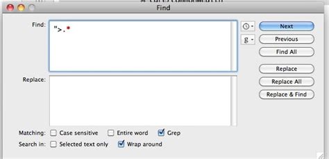 Bbedit Grep Search Strip Html Tags From Every Line Thedesignspace