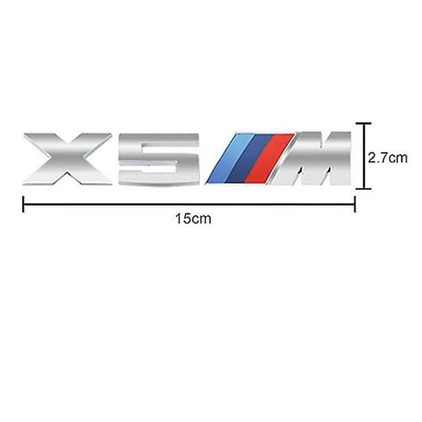 Bmw Car Logo M Stickers M3 M5 1m X3m X5m X6m Tail Standard Modified