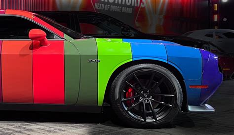 Wrap The Fancy 2023 Hi Impact Colors On A Dodge Challenger Right Now For 3700 Autoevolution