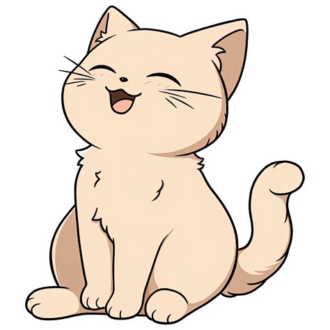 Cute Chibi Cat Clipart Ai Generative 33494479 Png