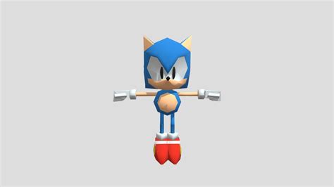 Sonic Mania T Posed The Models Resource Download Free 3d Model By