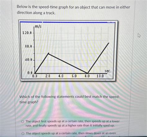 Solved Consider The Following Scenario A Car Speeds Up From