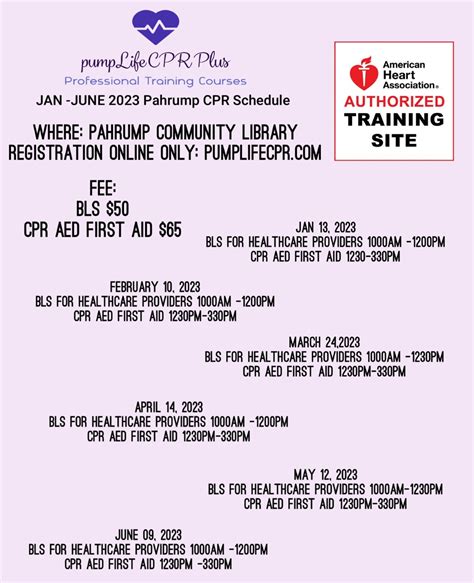 Cpr Training Pahrump Community Library