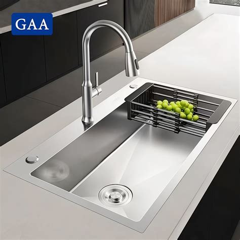 Gaa Kitchen Lababo Sink Stainless For Kitchen Double Sink Heavy Duty