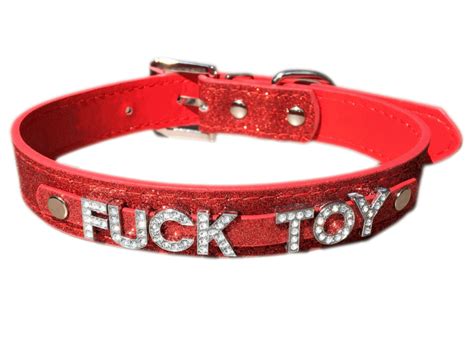 Fuck Toy • Rhinestone Collar • Choose Your Color Plug Emporium