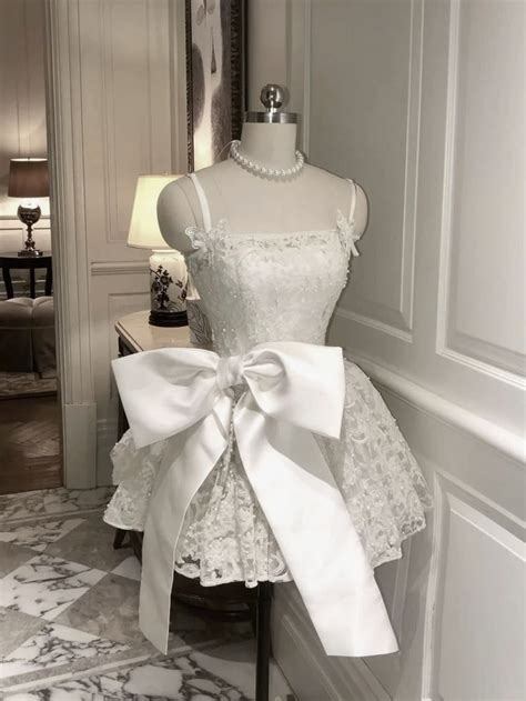 Dress With A Bow Dress With Bow On Back Coquette Fancy Dresses Bow