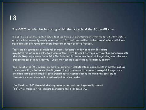 Bbfc Classification Pptx