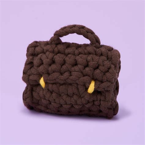 Tiny Briefcase Crochet Kit The Woobles