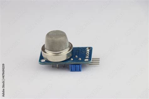 Mq2 Flammable Gas And Smoke Sensor On White Background Arduino Gas