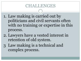 Training In Legislative Drafting Pptx