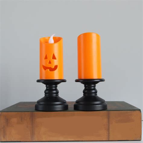 Suncoda Halloween Pumpkin Lights Halloween Led Candle Light Halloween Decoration Pum Pkin