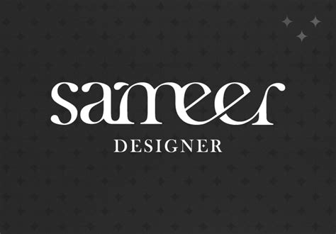 Sameer Name Logo