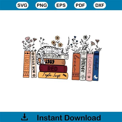 Taylors Version Svg Taylorswift Albums As Books Svg Cutting Inspire