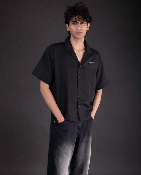 Black Bowling Shirt 4twnty