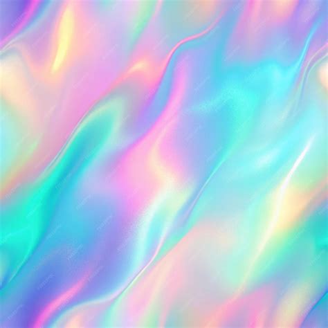 Fondo Holográfico De Gradiente De Colores Pastel Holográfico Abstracto