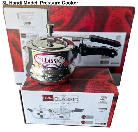 Capacity 3 Litre Aluminium 3l Handi Model Pressure Cooker At ₹ 560 In New Delhi