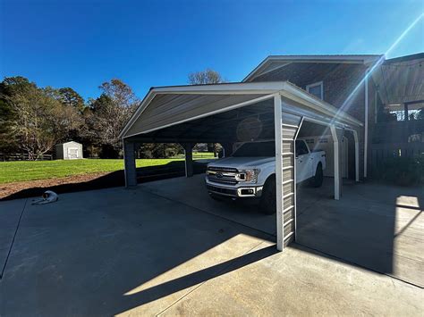 Metal Carport Attached To Side Of House Durable And Stylish Addition