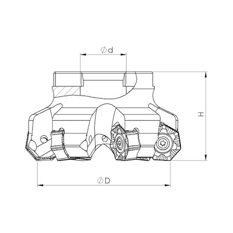 40° Nnmu 2007 Face Milling Heikenei
