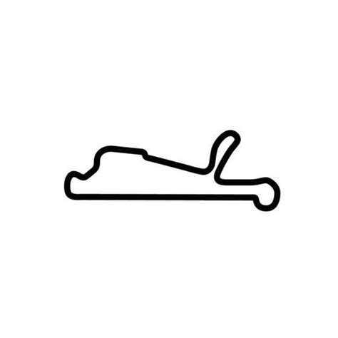 Vasco Sameiro Circuit Race Track Outline Vinyl Decal Sticker Decals Hut