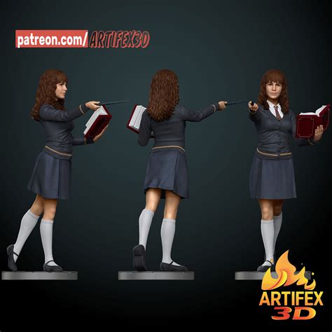 📚 Hermione Granger・ 3d File For 3d Printing・cults