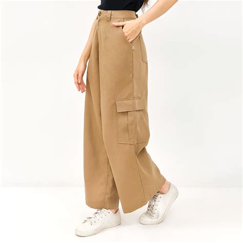 Graphis High Waist Twill Cargo Pants Id